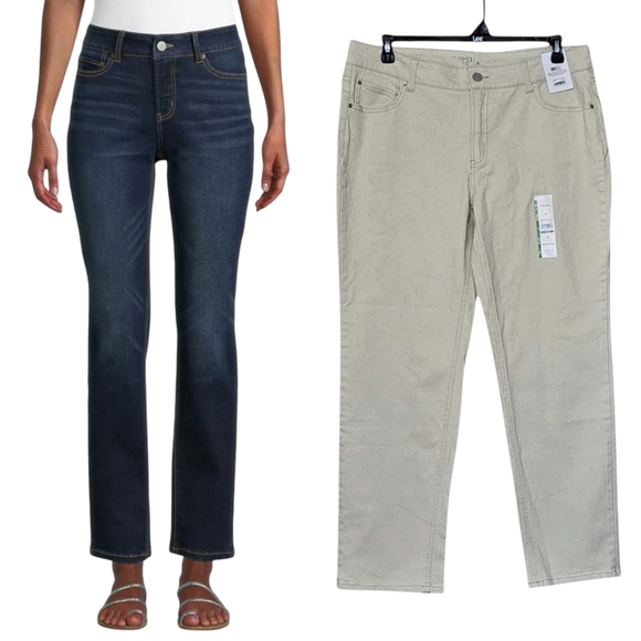 Time and Tru | Jeans | Nwt Time Tru Midrise Straight Jeans | Poshmark